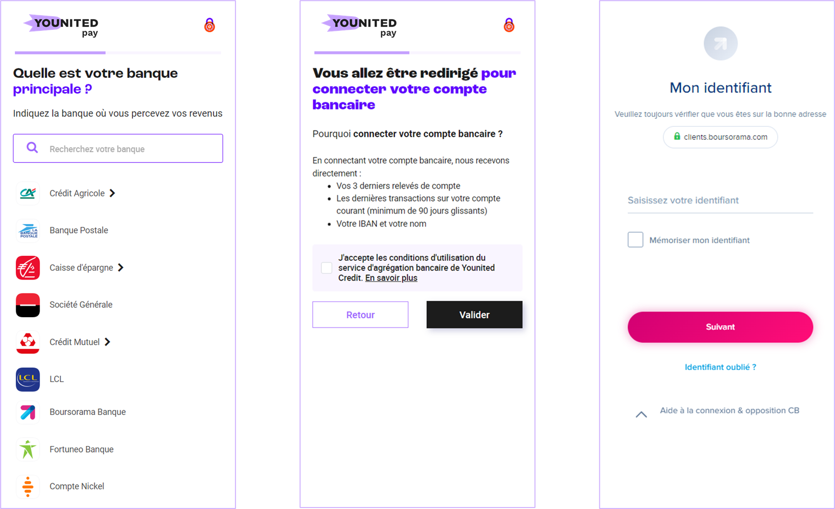 Quelles sont les étapes de la connexion bancaire ? – Centre d'aide